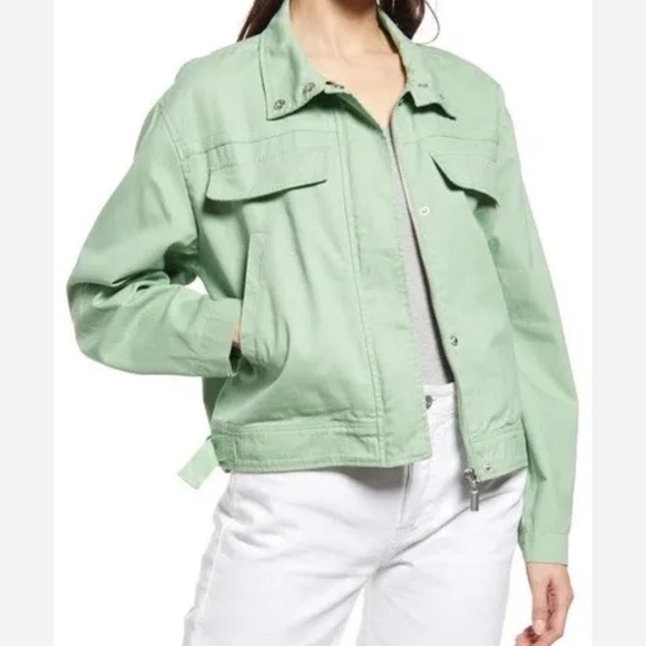 Treasure & Bond | Jackets & Coats | Nwt Treasure Bond Stand Collar ...